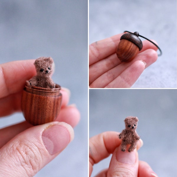 Miniature Teddy Bear - Etsy