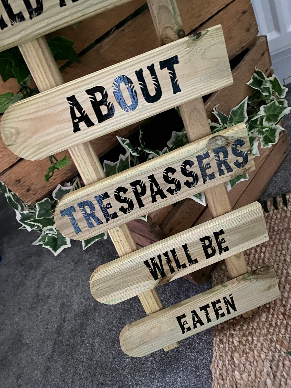 Home Made Wooden Safari Jungle Themed Sign Bedroom Decoration - Etsy UK