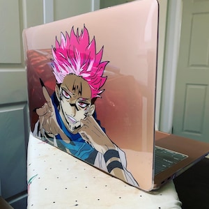 Custom Painted Anime Laptop Cover for MacBook - Etsy