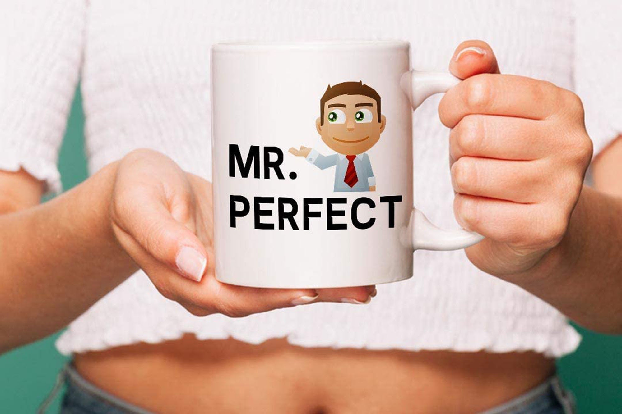 GrassVillage Mr Perfect Mug Cup White Funny Sarcasm Mug | Etsy
