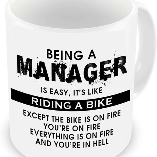 Being a Manager is Easy It's Like Riding a Bike Funny - Etsy