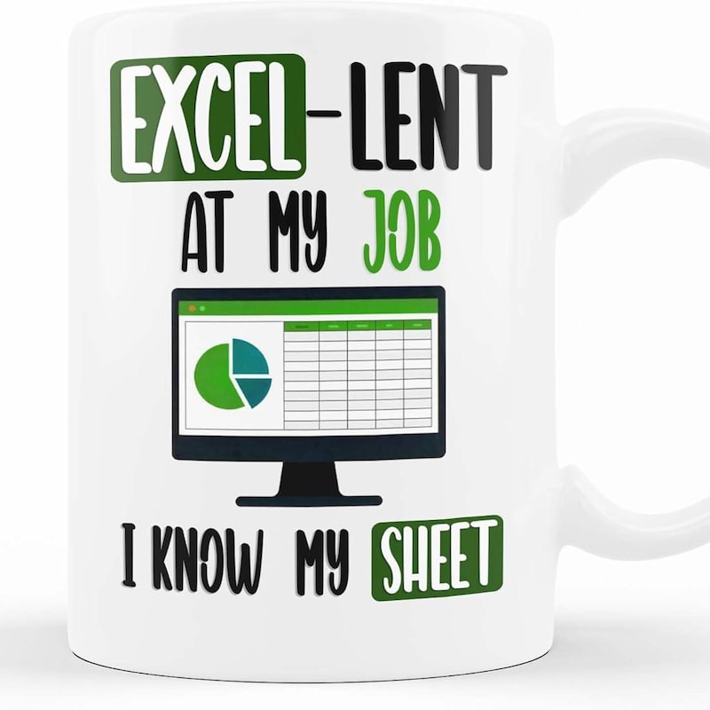 Excel Joke Mugs - Etsy UK