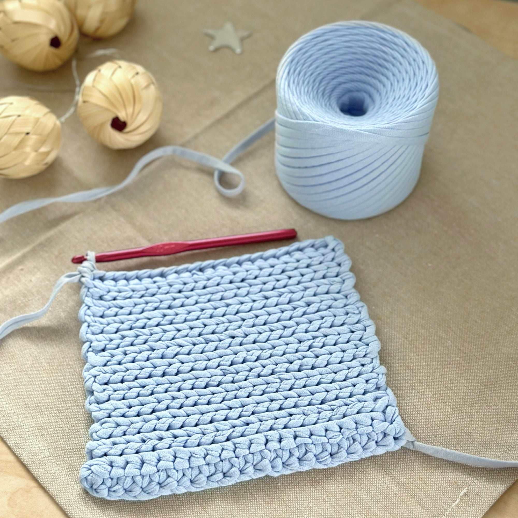 T-shirt Yarn for Crocheting, Knitting, Macrame, Cotton Ribbon T Yarn ...