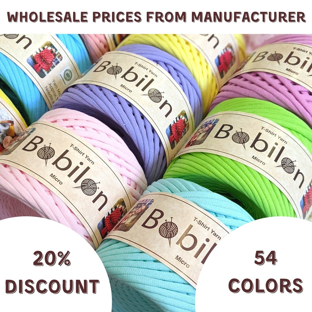 Großhandel T-Shirt Garn 3-5 mm zum Häkeln 60 Stränge, Strickgarn ...