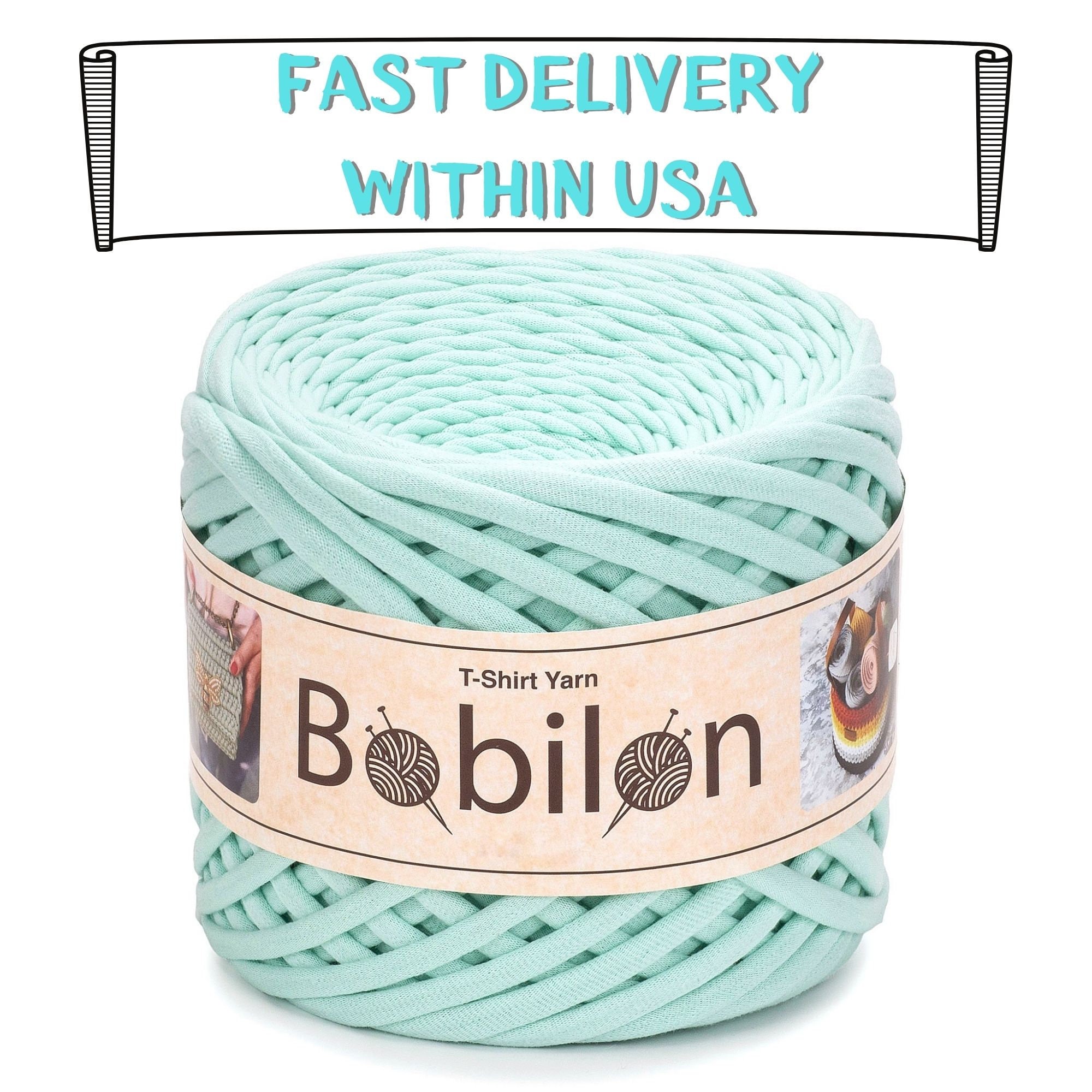 T-Shirt Cotton Yarn for Crocheting Jersey Yarn 110 Yards Macrame ...