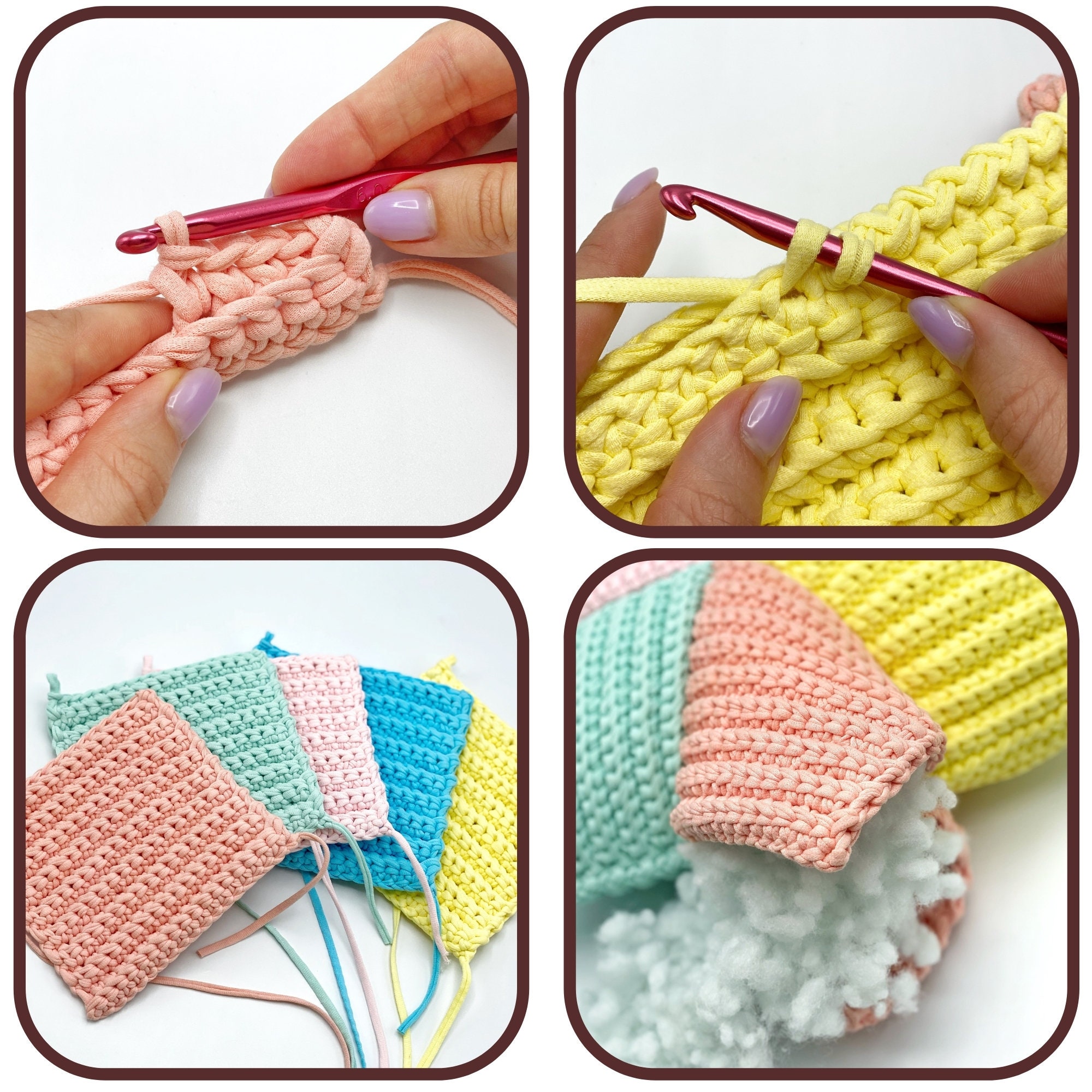 Crocheting Pattern Star Pillow, PDF Digital Pattern for Nursery ...