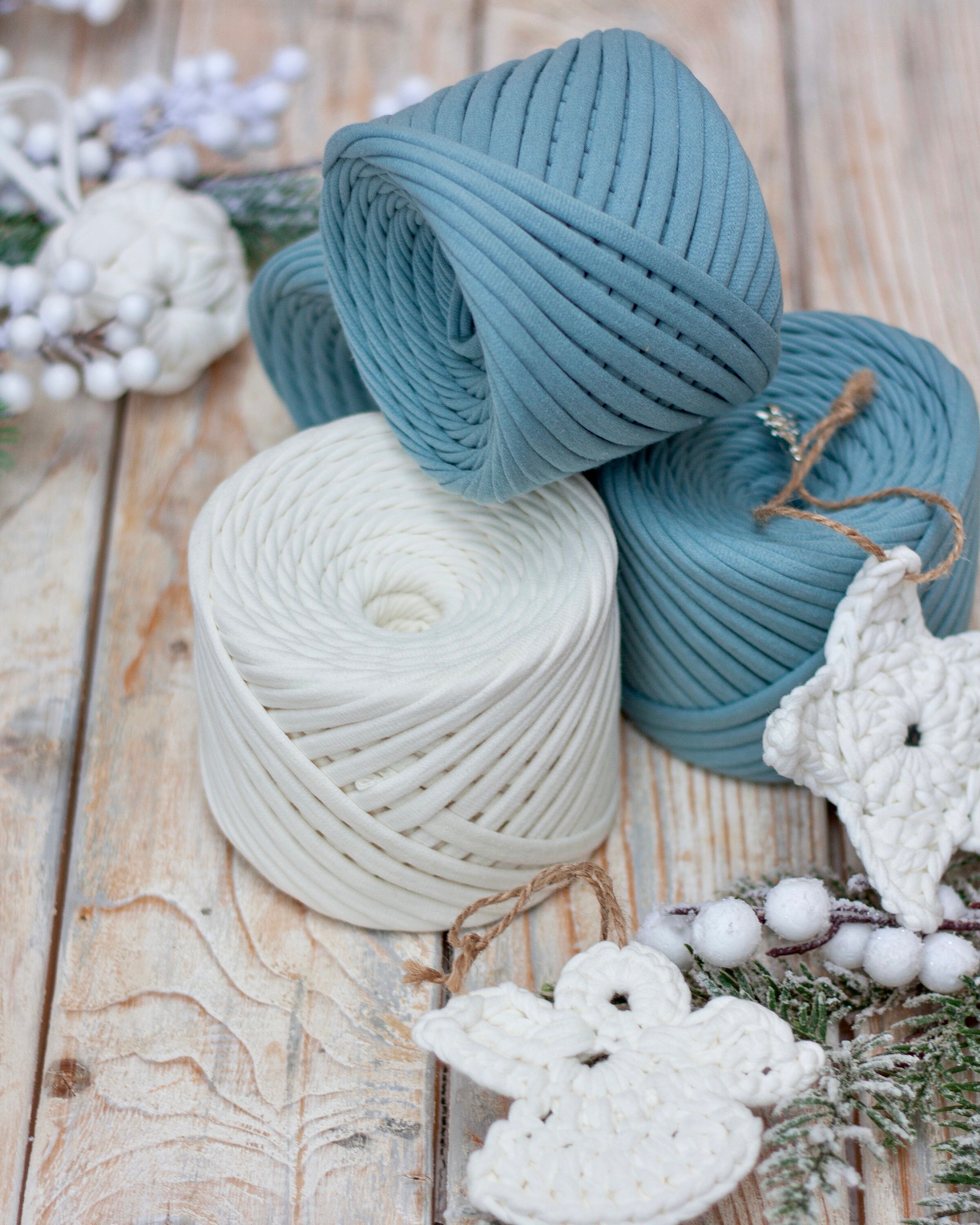 T-shirt Yarn for Crocheting Knitting Yarn Ball T Yarn | Etsy