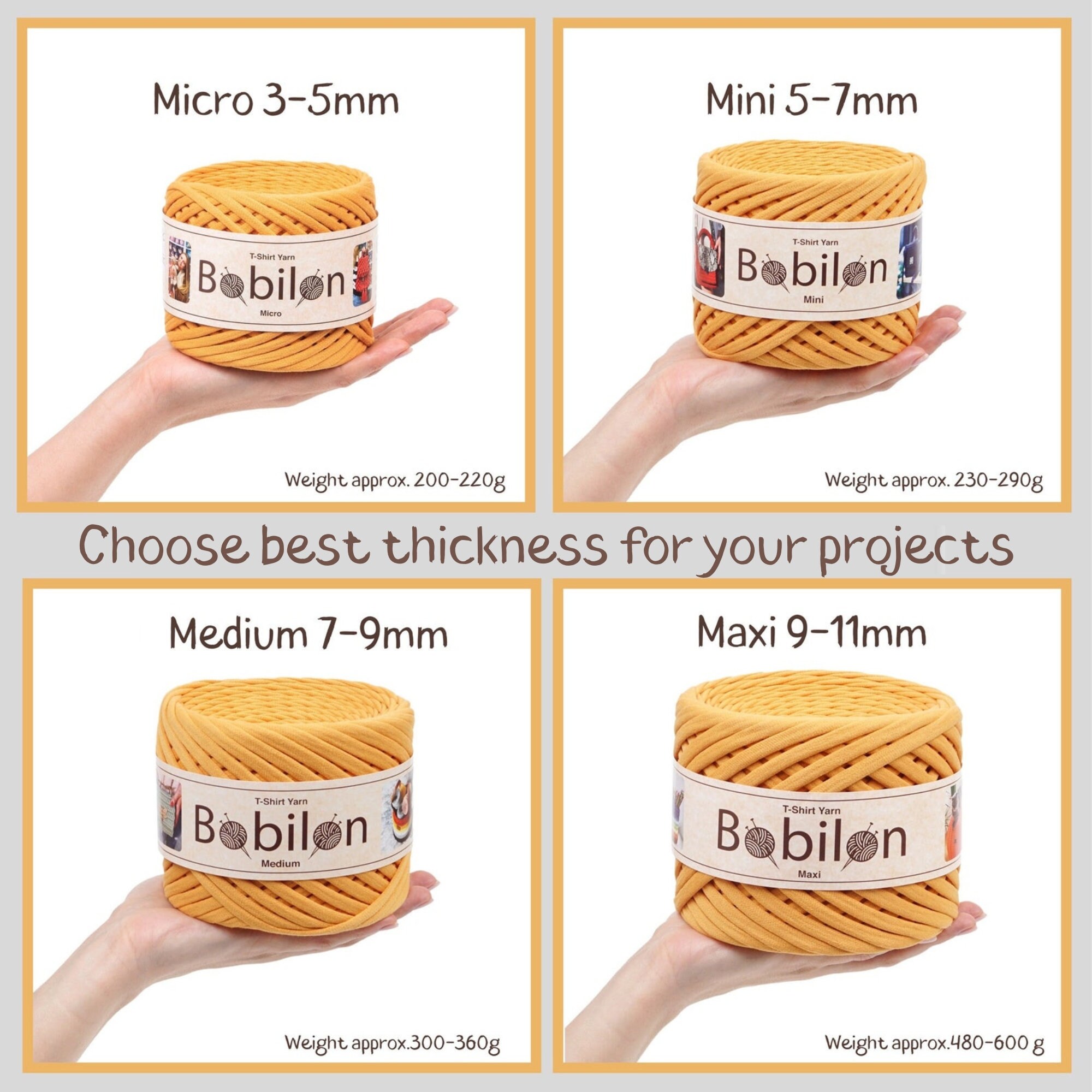 T-shirt Yarn for Crocheting, Knitting, Macrame, Cotton Ribbon T Yarn ...
