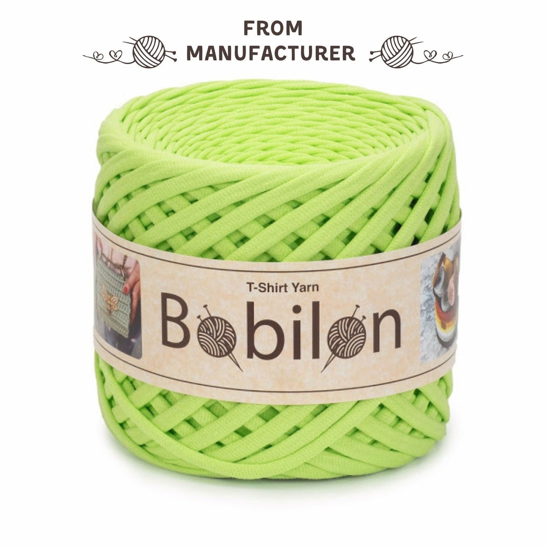 T-shirt Yarn for Crochet, Knitting, Macrame Projects, Cotton Jersey ...