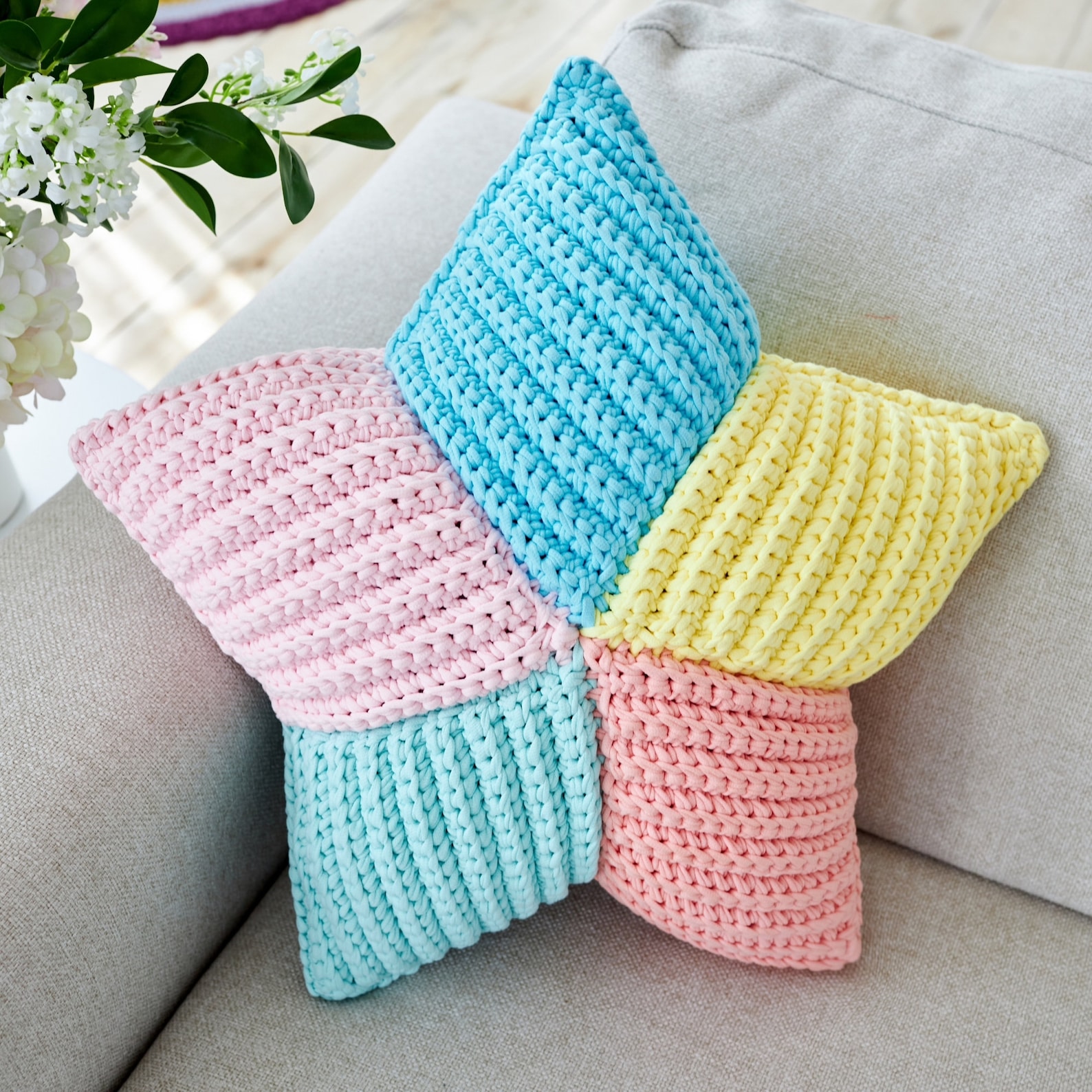 Crocheting Pattern Star Pillow, PDF Digital Pattern for Nursery ...