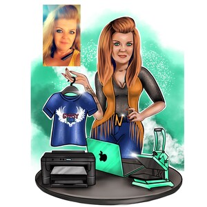 Portrait Logo - Custom Cartoon Portrait for Your Business Logo / Custom ...