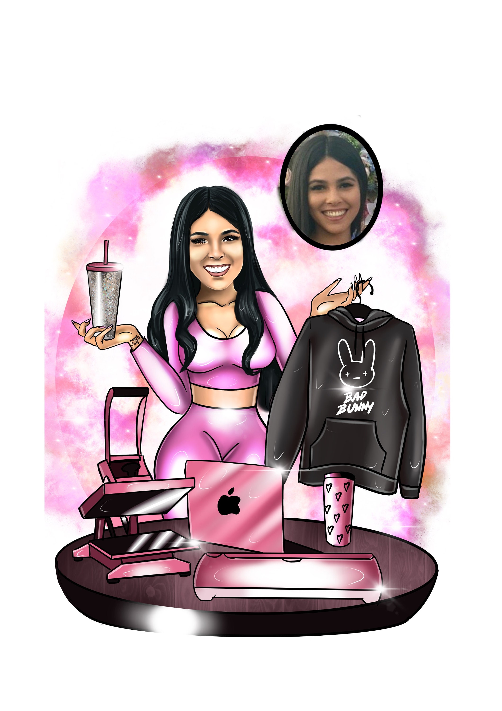 Business Logo Cartoon Logo Logo Portrait Shop Logo Custom | Etsy