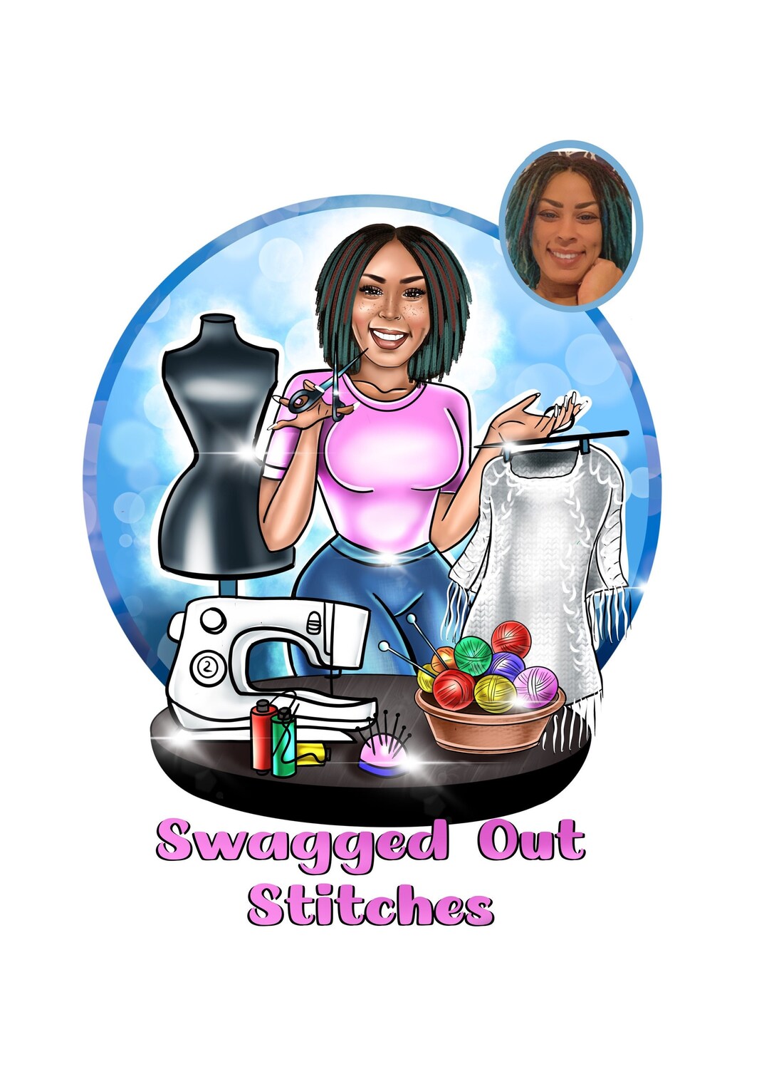 Cartoon Logo, Crafter Logo, Logo for Business, Custom Crafter Logo ...