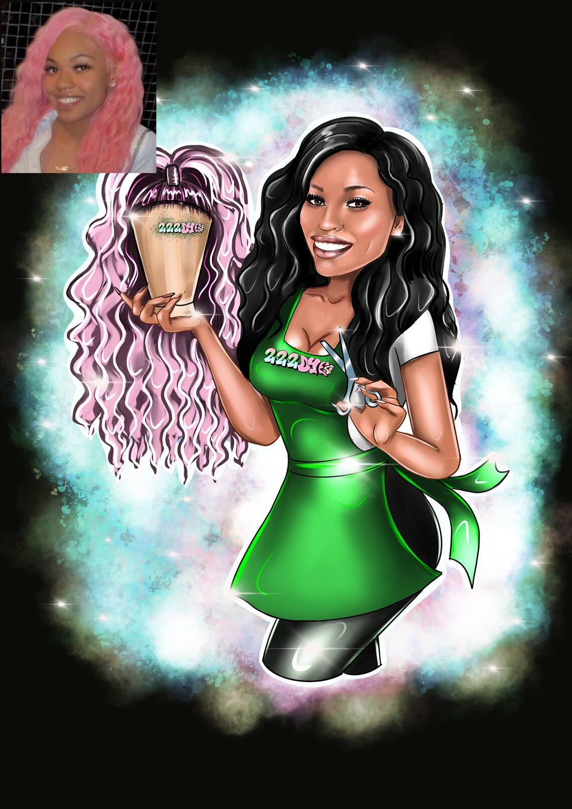 Cartoon Logo for Your Business. Cartoon Logo Portrait Logo | Etsy