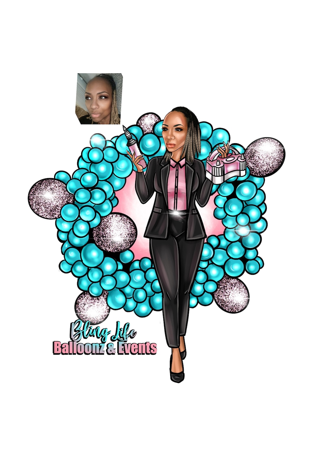 Party Logo, Cartoon Logo, Custom Logo , Cartoon Logo for Your Business ...