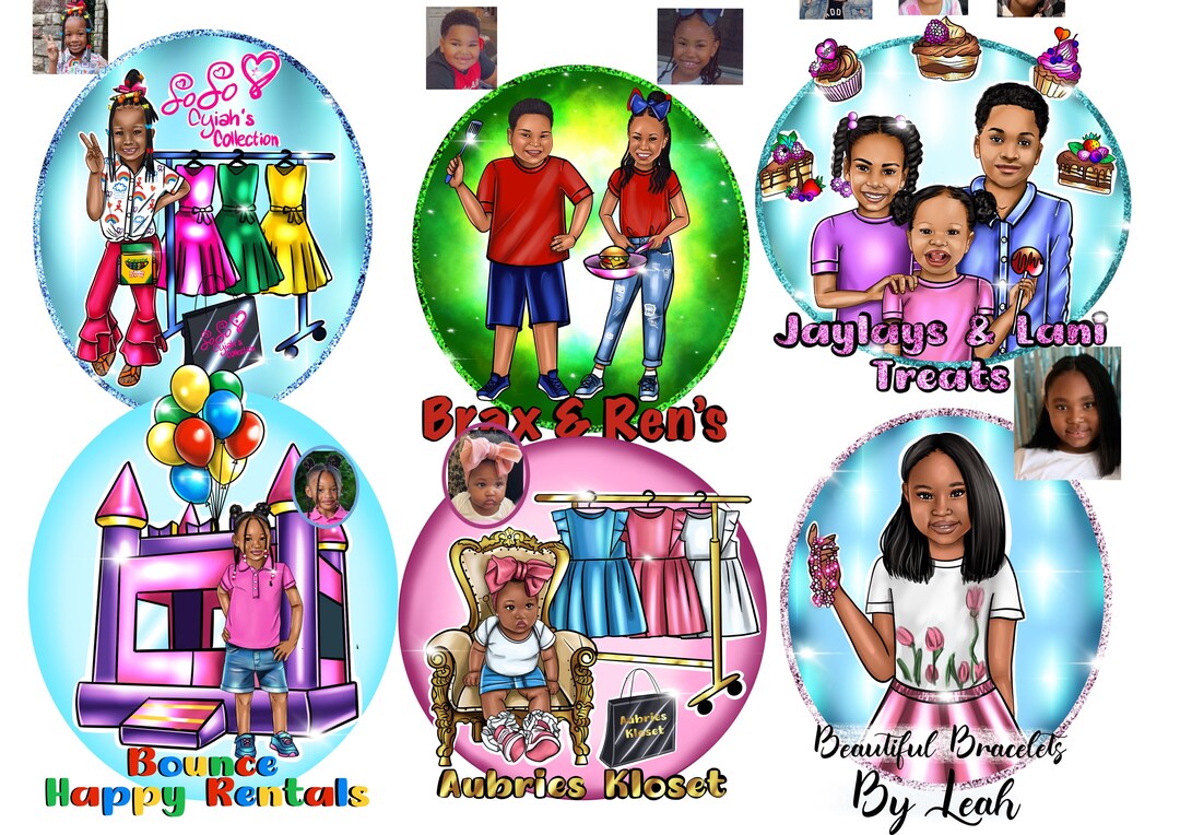 Cartoon Logo for Children, Cartoon Logo for Children Business, Cartoon ...