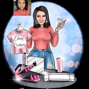 Crafter Cartoon Logo, Logo for Business, Logotype - Etsy