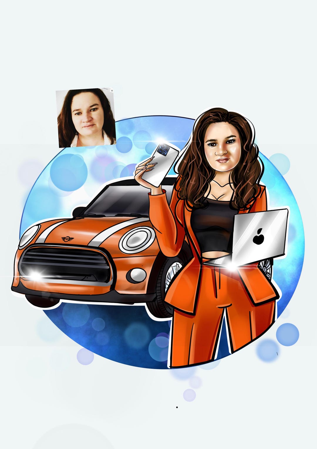 Cartoon Logo for Your Business, Custom Logo, Avatar - Etsy