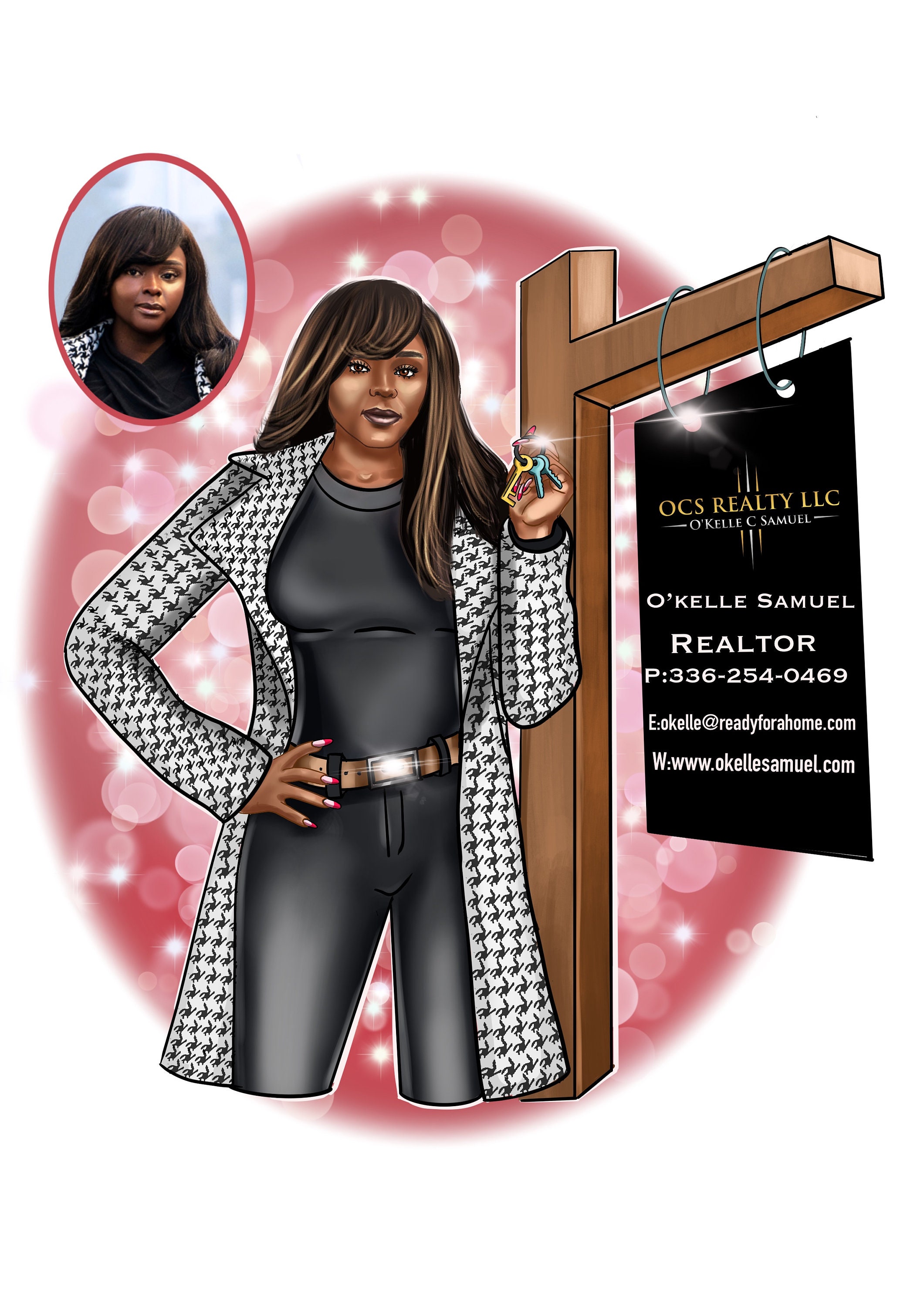 Cartoon Portrait Character Logo Logo Portrait Professional | Etsy