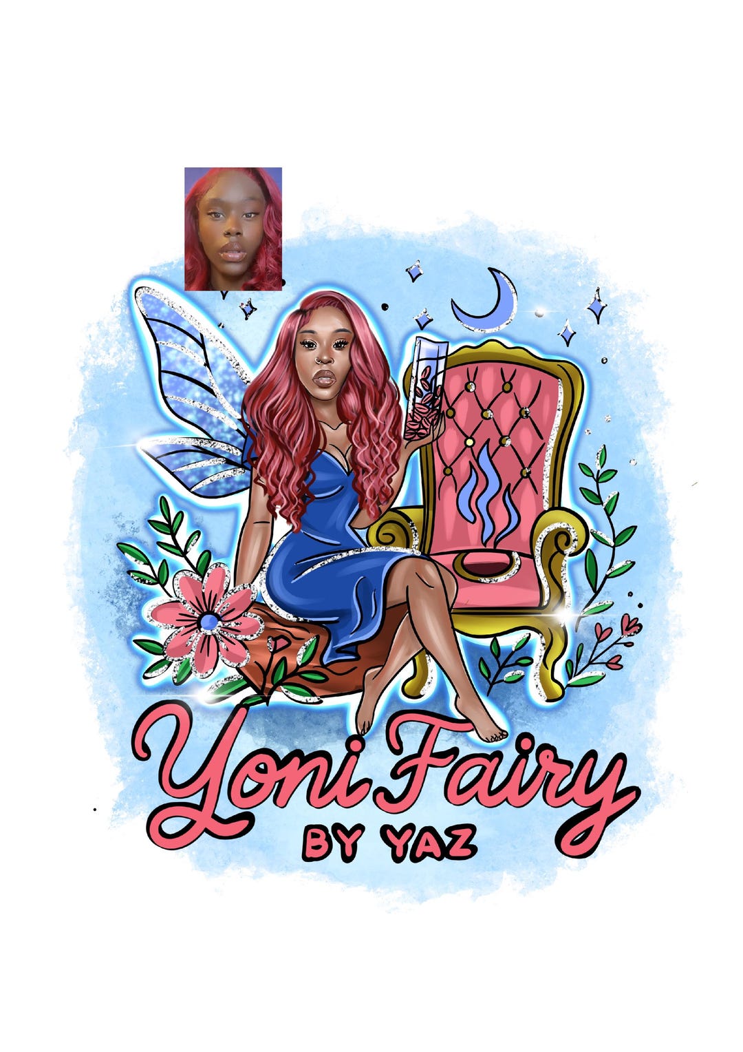 Custom Cartoon Portrait Logo: Hand-drawn Digital Avatar for Business - Etsy