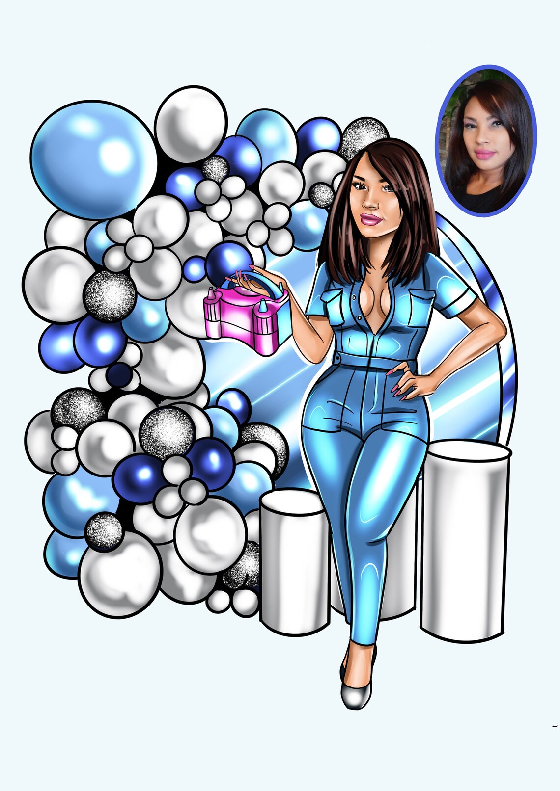 Party Cartoon Logo Party Cartoon Characters Custom Event - Etsy