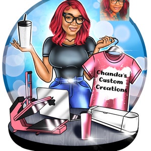 Business Logo Portrait, Cartoon Logo, Shop Logo, Small Business, Logo ...
