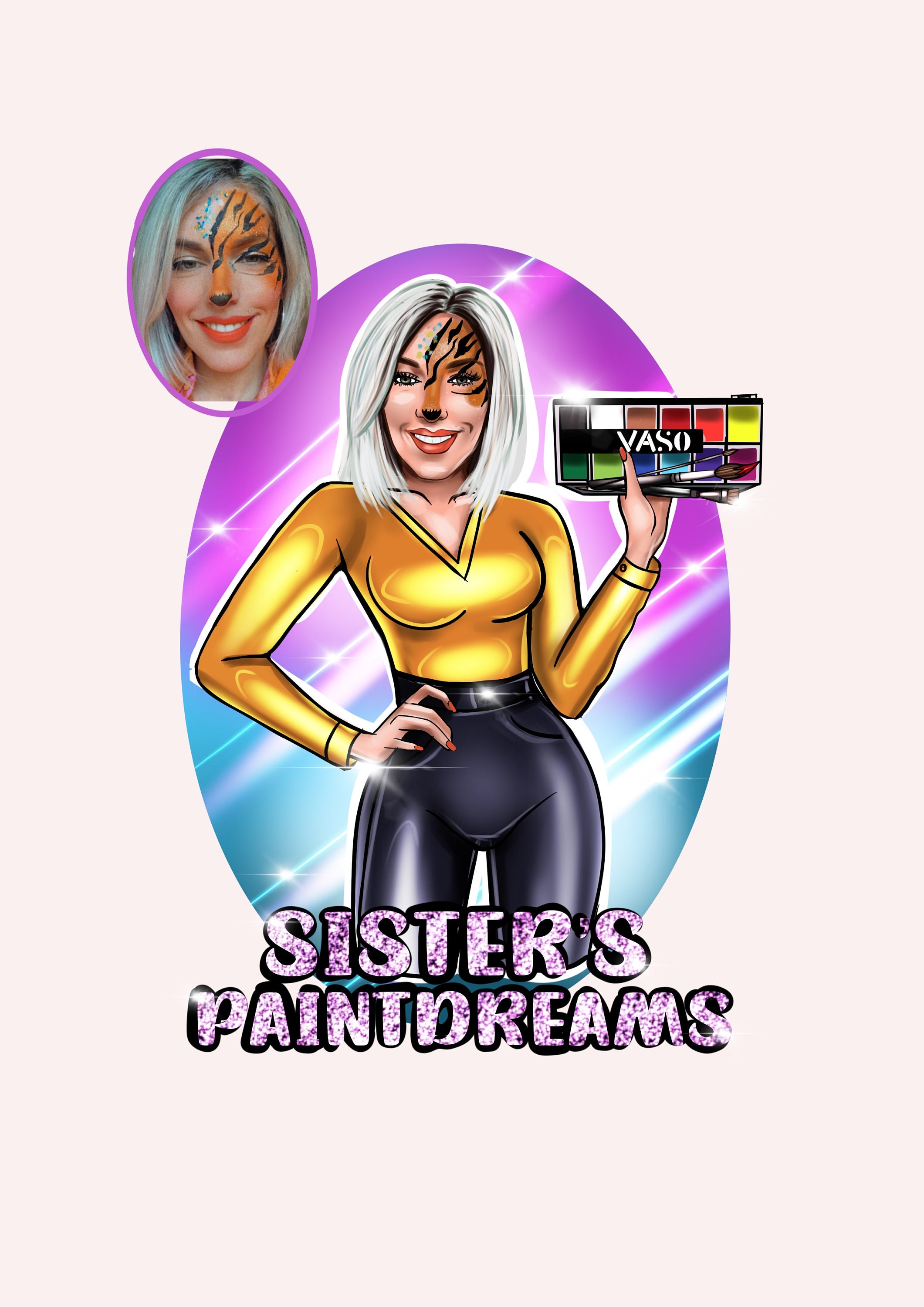 Cartoon Logo Logo Avatar Cartoon Portrait Portrait Art | Etsy