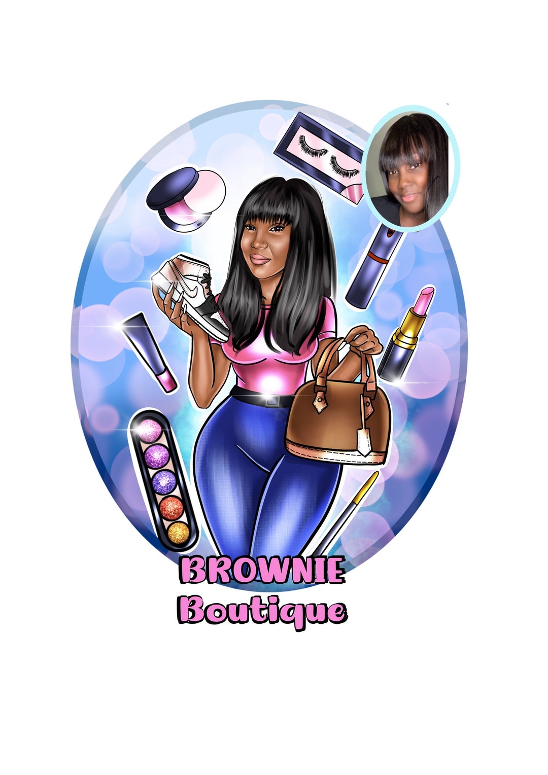 Business Logo Portrait, Cartoon Logo, Shop Logo, Small Business, Logo ...