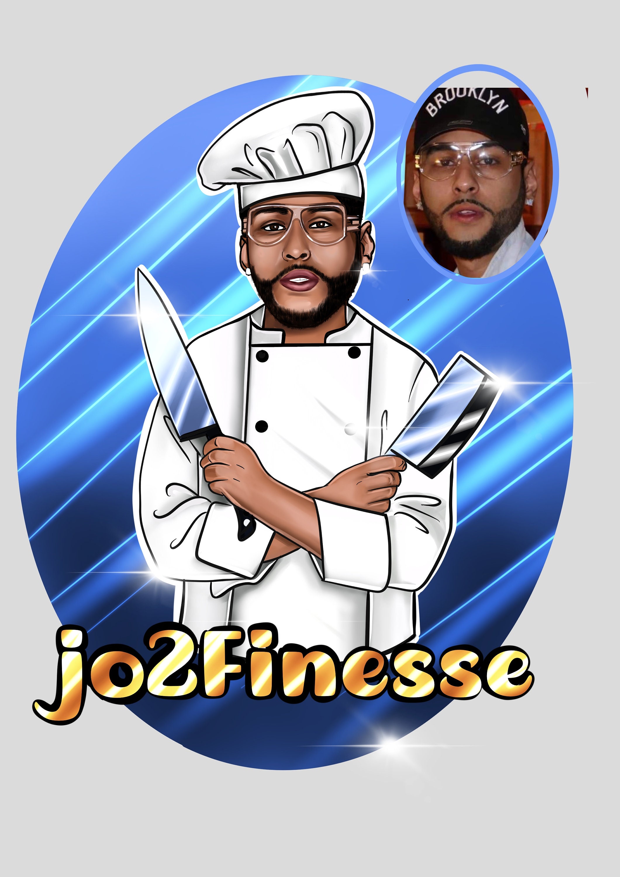 Custom Cartoon Logo Cartoon Portrait Logo Design Business - Etsy