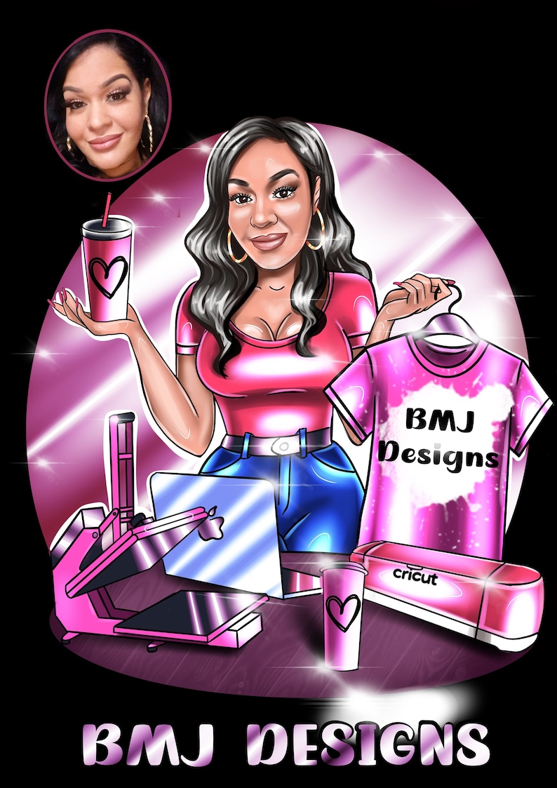 Business Logo Portrait Custom Portrait Logo Digital - Etsy