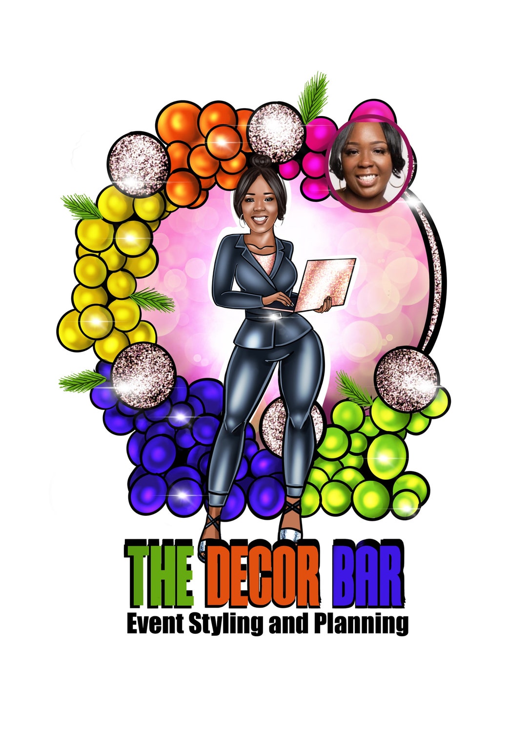 Event Planner Logo, Balloon Logo, Crafter Logo Design, Wedding Planner ...