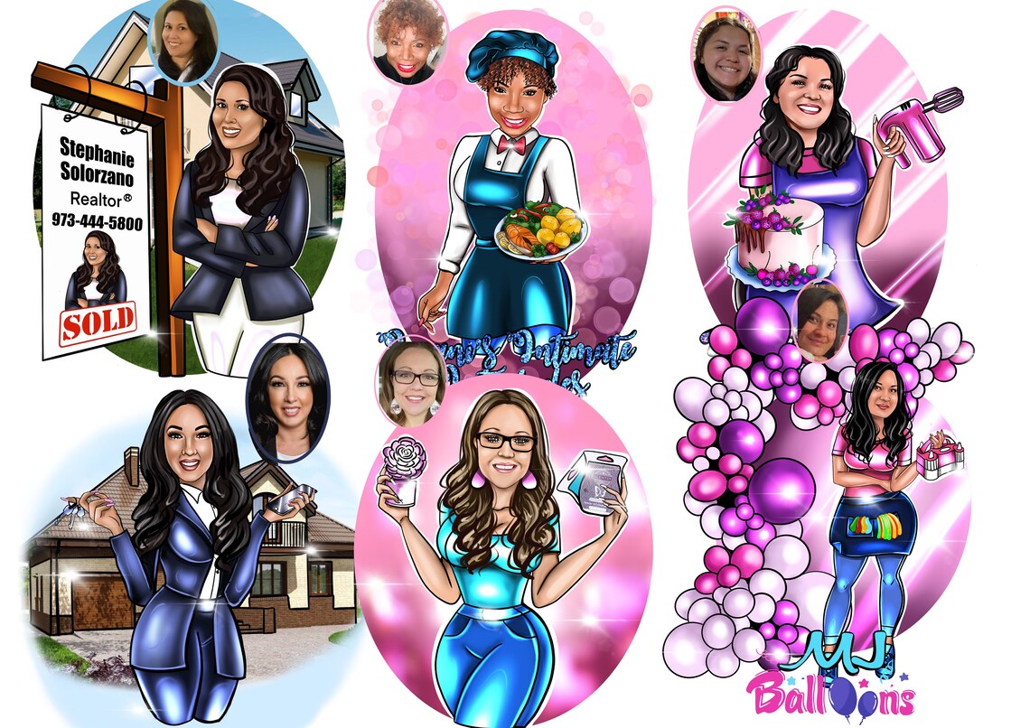 Cartoon Logos for Business. Cartoon Characters. Logo. - Etsy