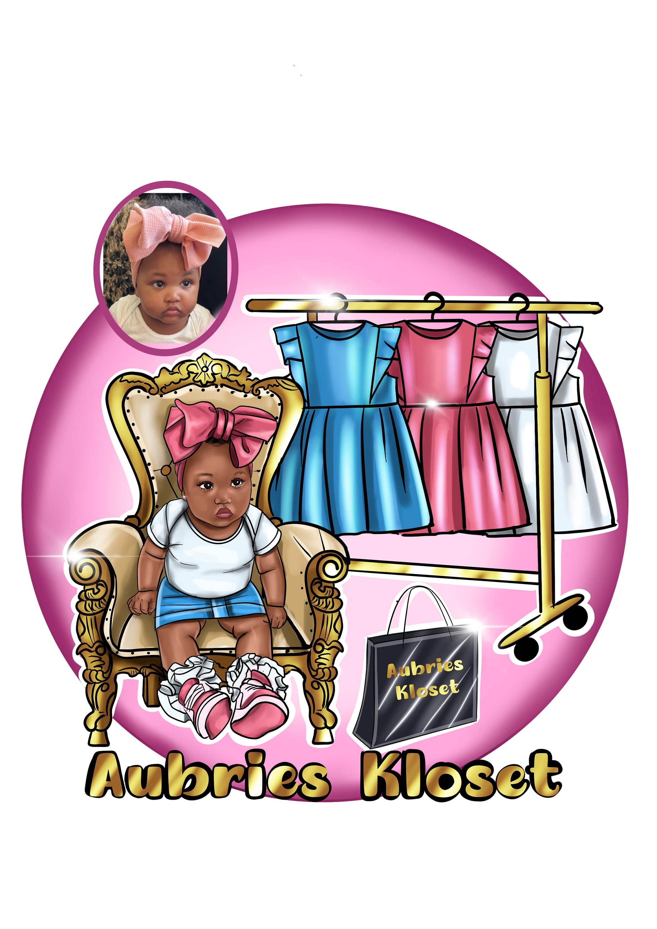 Cartoon Logo for Children. Kids Cartoon Logo. Logo for - Etsy