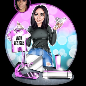 Cartoon Logo, Crafter Logo, Cartoon Characters, Logo for Your Business ...