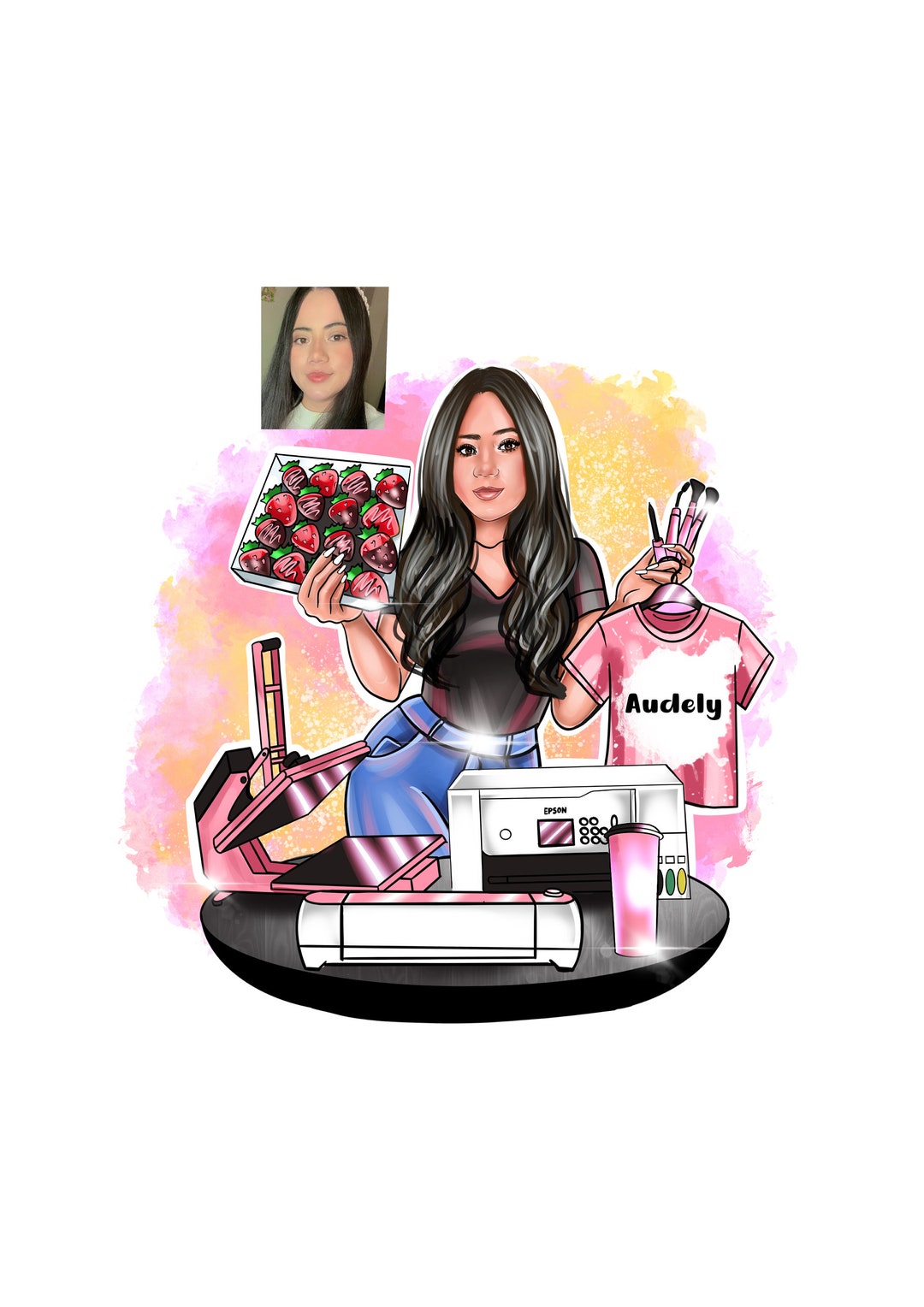 Cartoon Logo, Crafter Logo, Cartoon Avatar, Custom Logo, Logo for Your ...