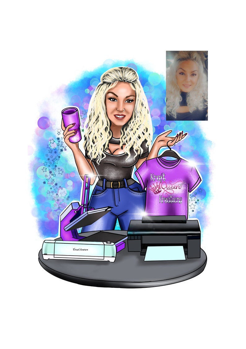 Portrait Logo Custom Cartoon Portrait for Your Business Logo - Etsy