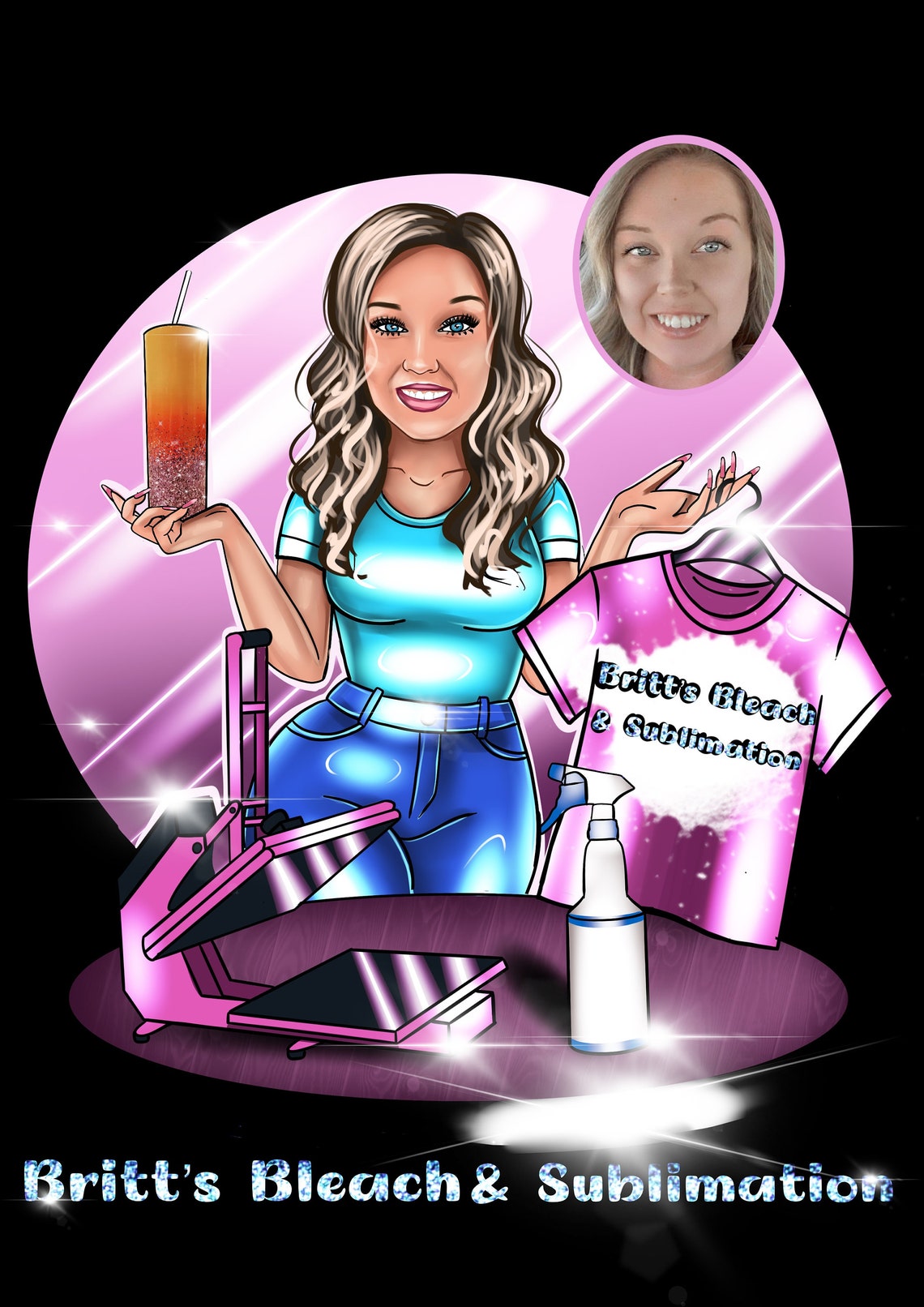 Custom Cartoon Logo Cartoon Portrait Logo Design Business - Etsy