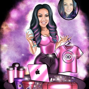 Cartoon Portrait, Character Logo, Logo Portrait, Professional Logo ...