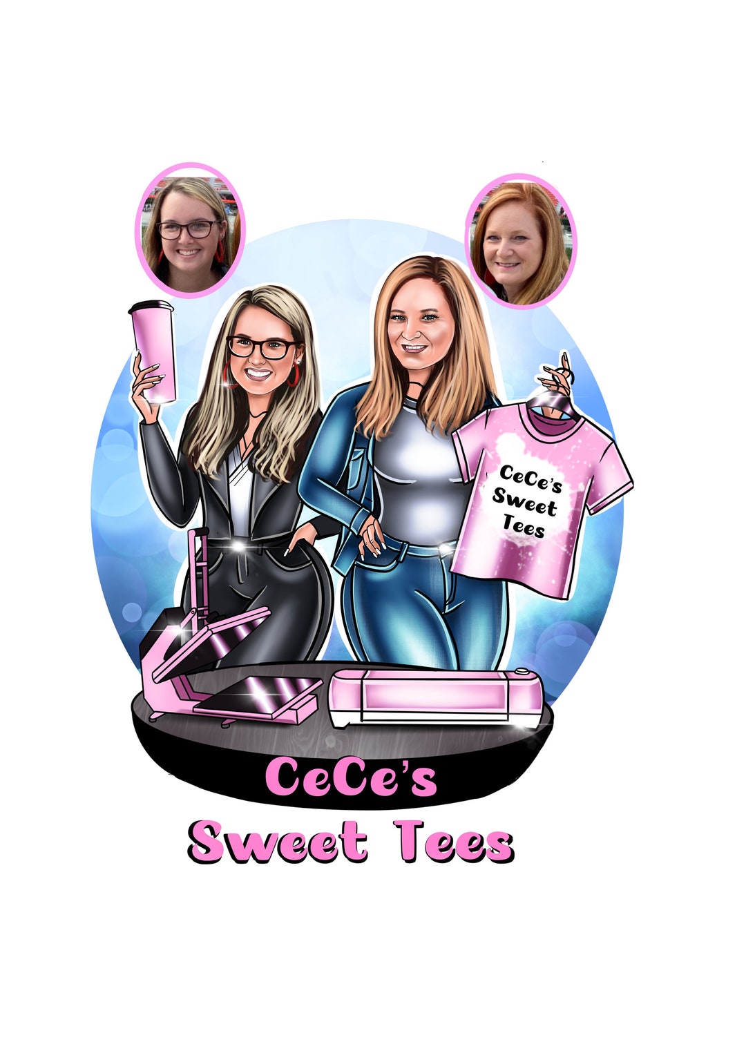 Business Logo Portrait, Cartoon Logo, Shop Logo, Small Business, Logo ...