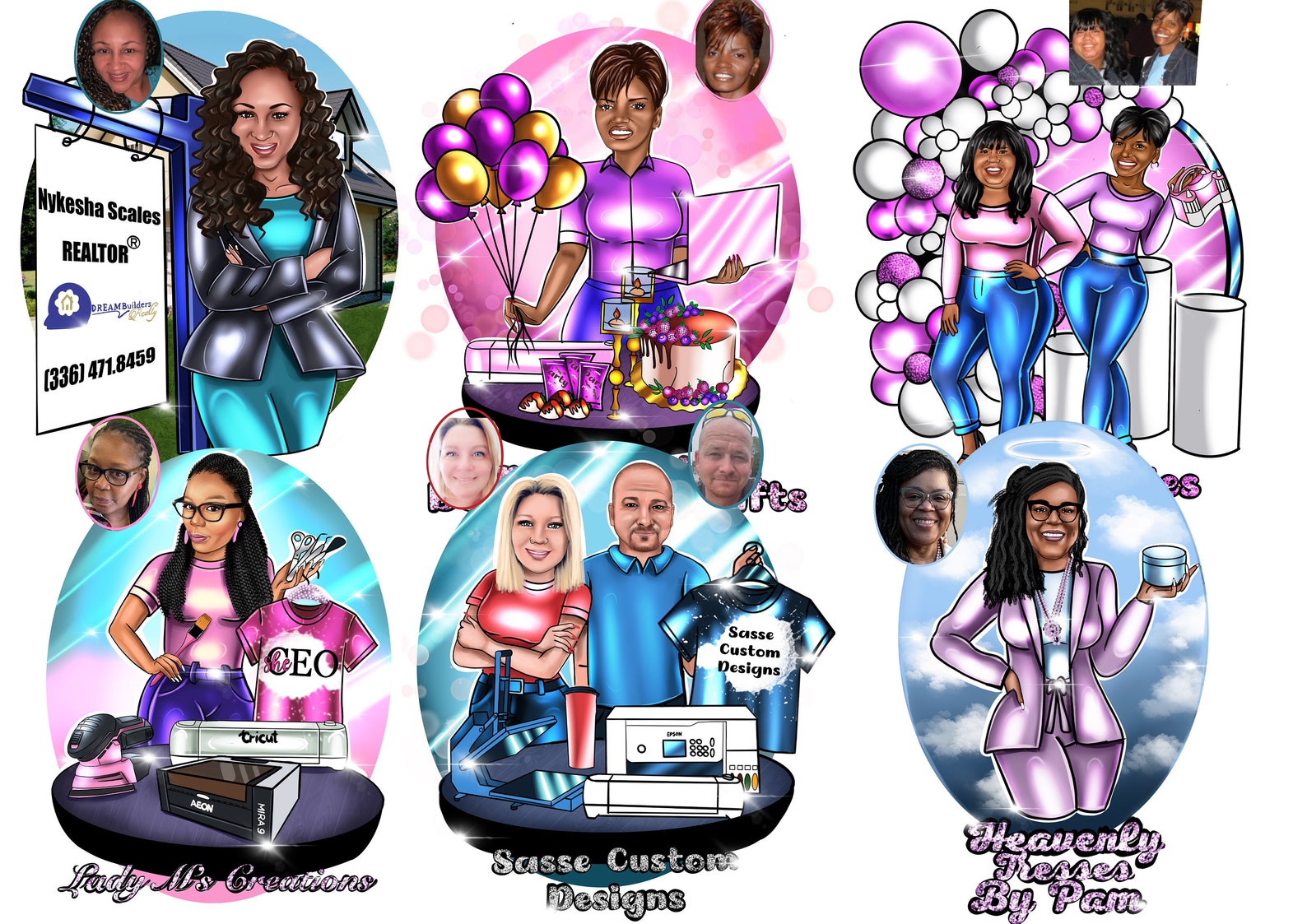 Cartoon Logos for Business. Cartoon Characters. Logo. - Etsy