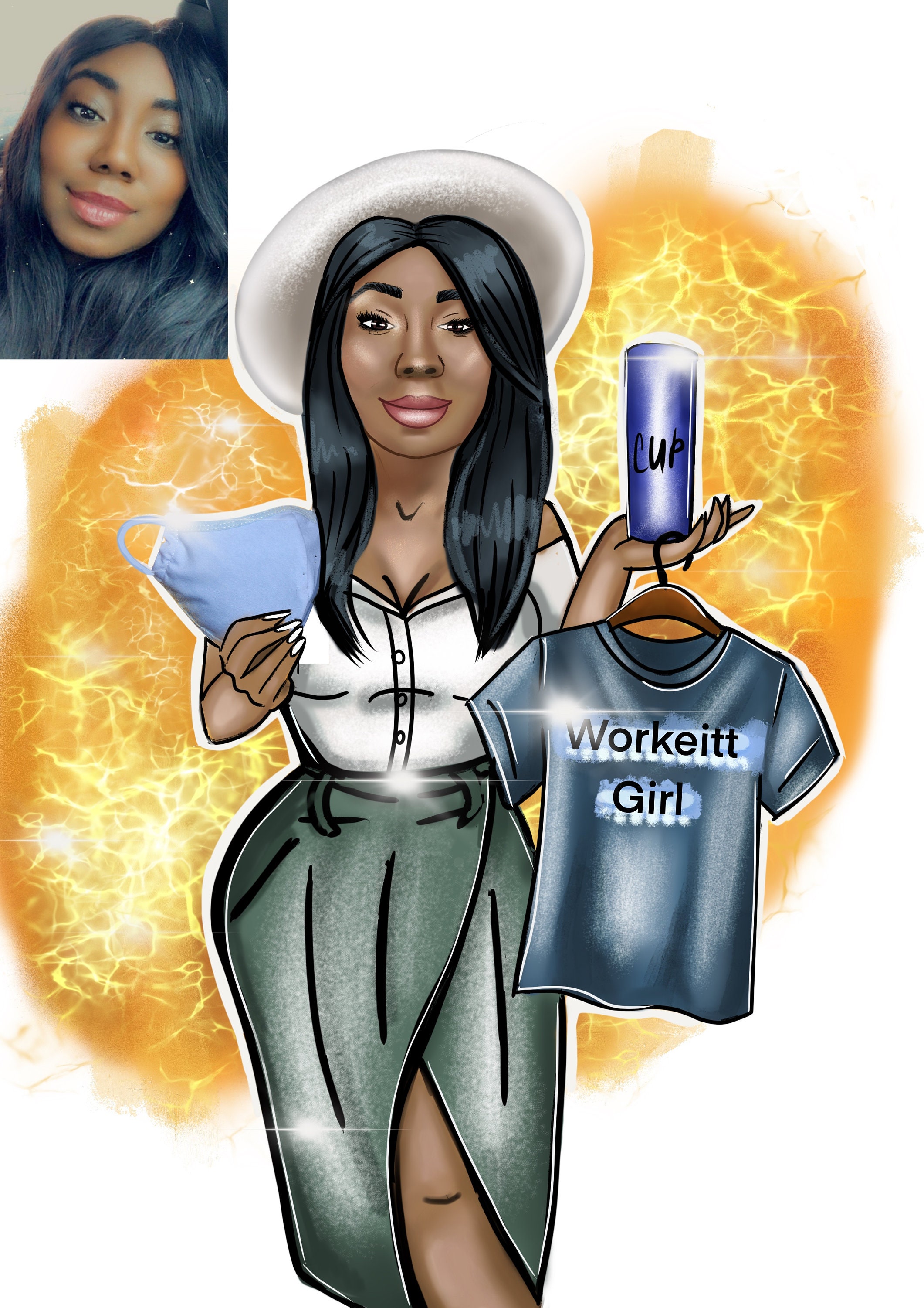 Custom Portrait Logo Cartoon Portrait for Your Business Logo | Etsy