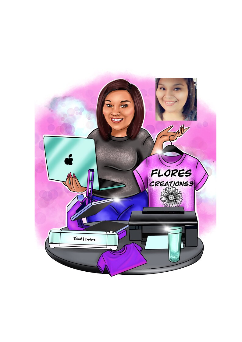 Custom Portrait Logo Cartoon Portrait for Your Business Logo | Etsy