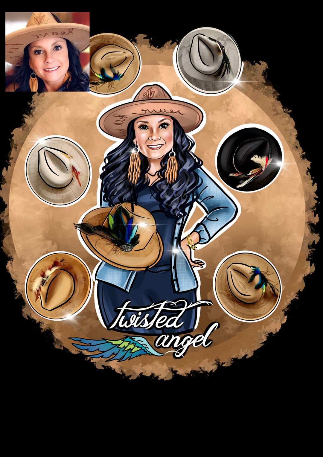 Custom Cartoon Avatar Logo: Digital Portrait for Business (digital File ...