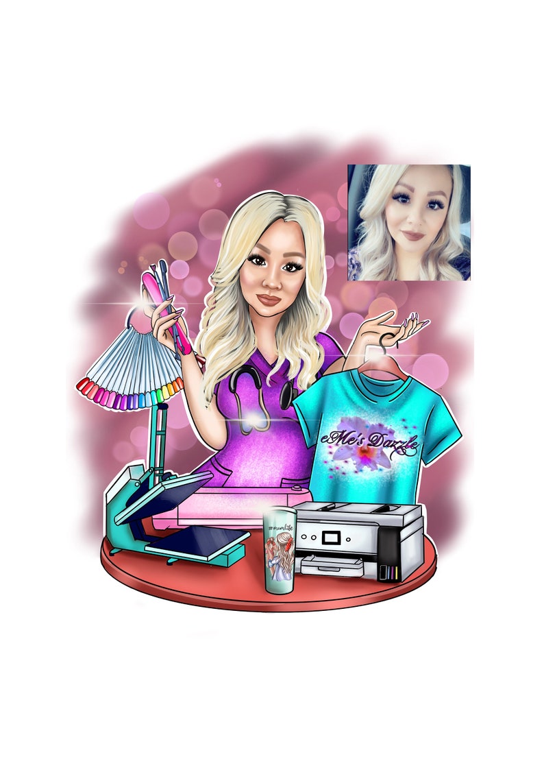 Portrait Logo Custom Cartoon Portrait for Your Business Logo - Etsy