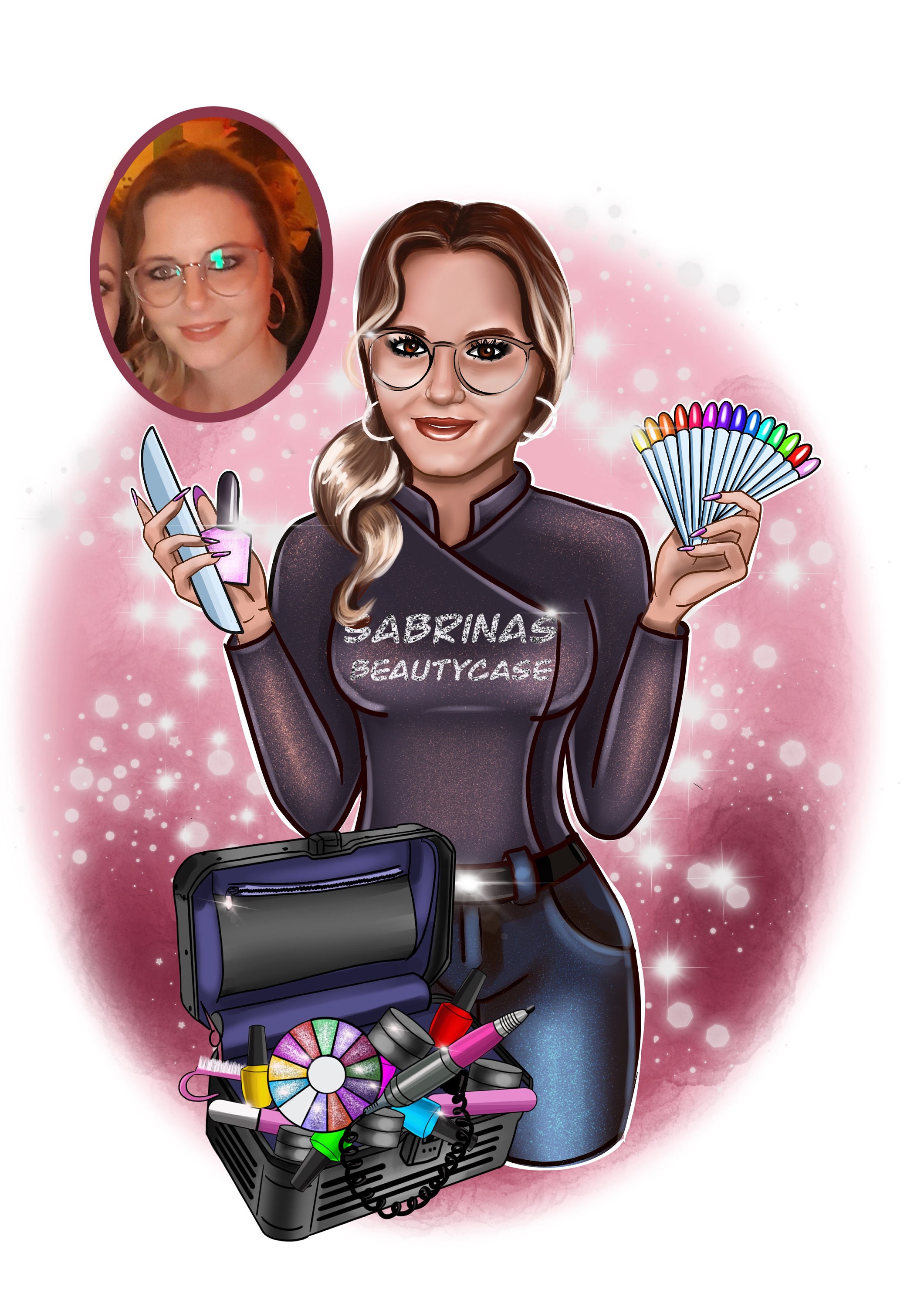 Cartoon Portrait Character Logo Logo Portrait Professional | Etsy