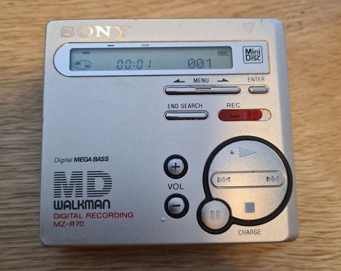 Vintage Sony MZ-R70 Minidisc Walkman - Etsy