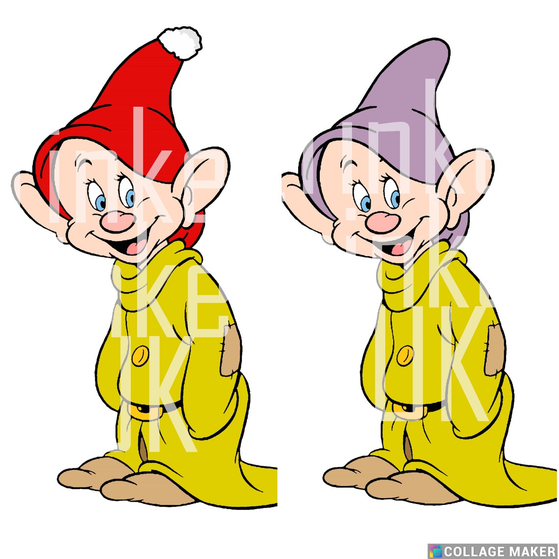 Dopey Digital PNG and SVG Files Sublimation Files T-shirt Designs ...