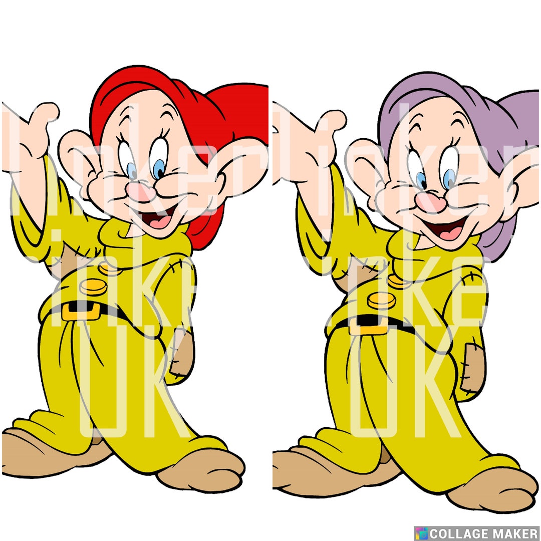 Dopey Digital PNG and SVG Files | Sublimation Files | T-shirt Designs ...