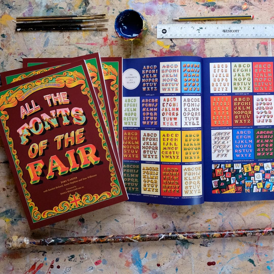 All the Fonts of the Fair - Etsy