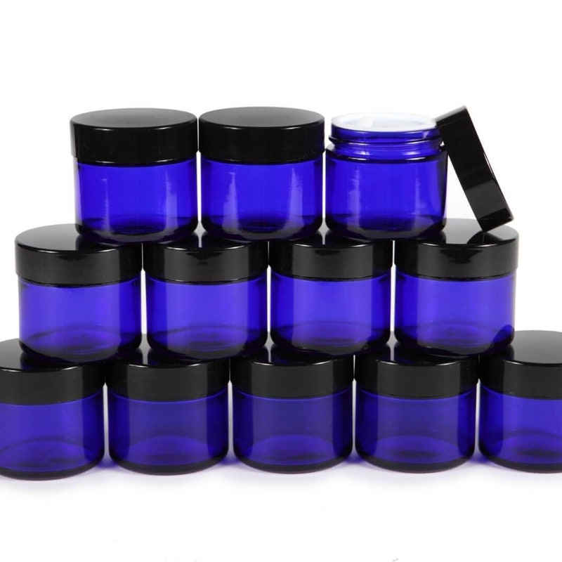Cobalt Blue Jar - Etsy